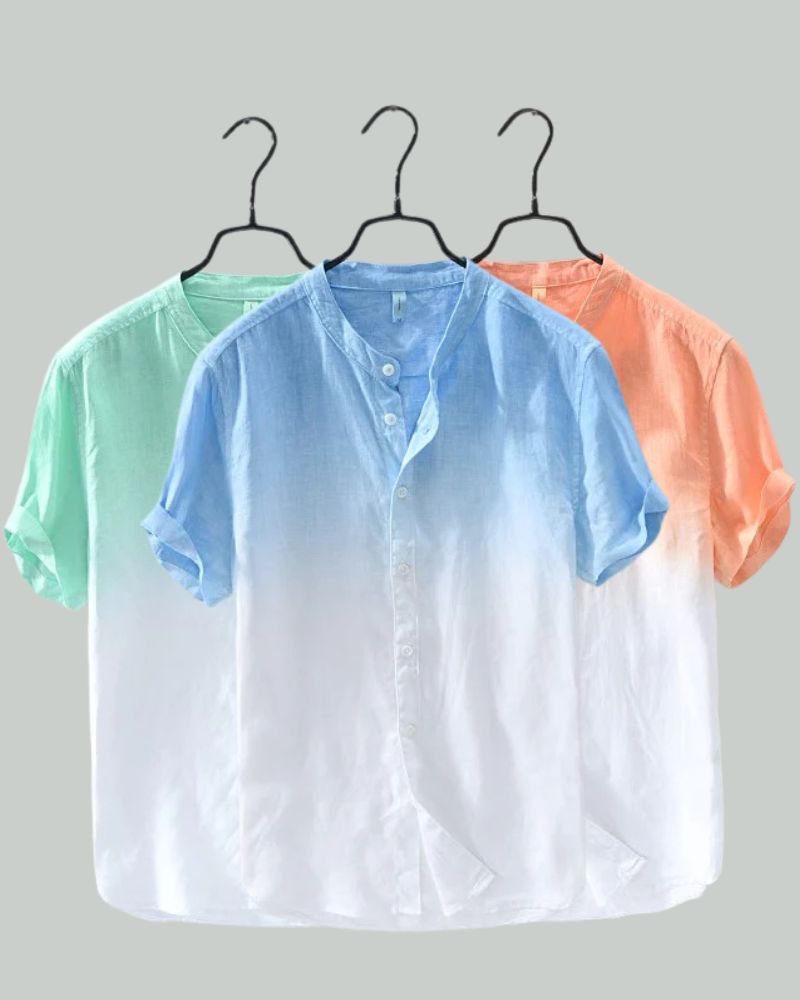 Tricolor Harmony Gradient Shirt Combo – Stylish, Comfortable ...